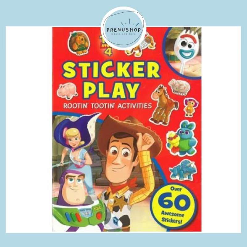 Jual New Segel Sticker Play Rootin Tootin Activities Toy Story 4 di ...