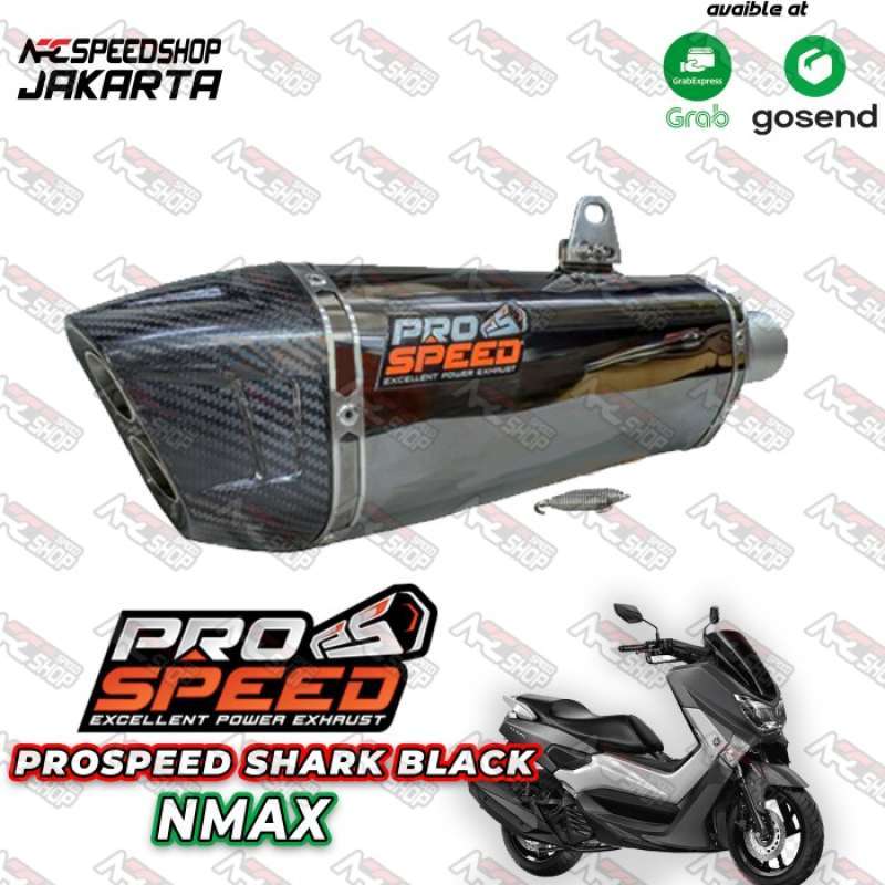 Jual Knalpot Prospeed Shark Black Yamaha New Nmax Fullsystem Di Seller ...