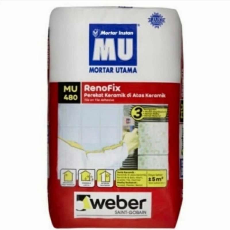 Jual Semen Mu 480 25 Kg / Zak / Perekat Lantai / Granite / Perbaikan ...