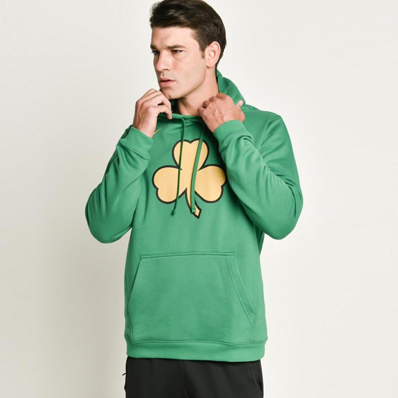 Jual NIKE Men Basketball NBA Boston Celtics Logo Pullover Fleece Jaket ...