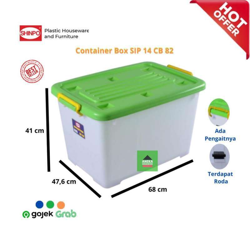 Jual Box plastik menyimpan serbaguna (container box) Shinpo Sprinter CB ...
