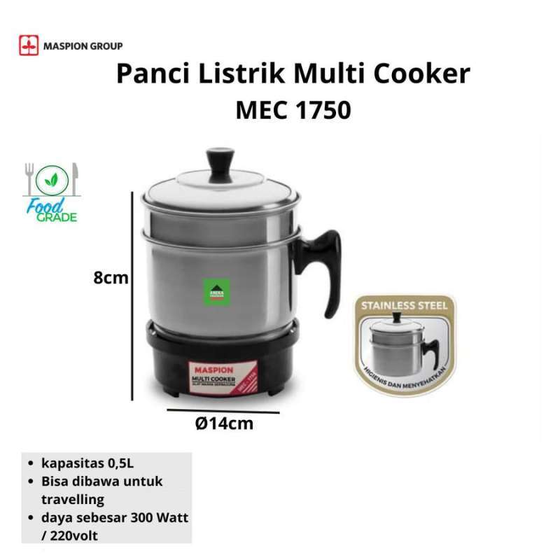 Jual Panci Listrik Serbaguna Multi Cooker Mec 1750 Maspion Di Seller ...