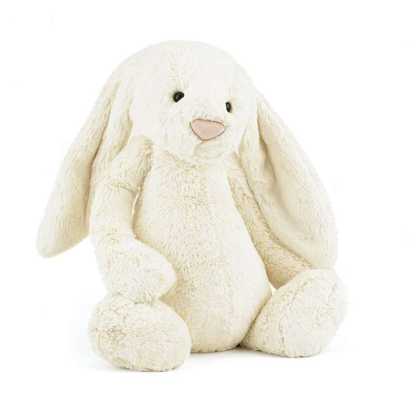 Promo Jellycat White Bunny Huge Plush Toy Boneka Anak Diskon 46% di ...