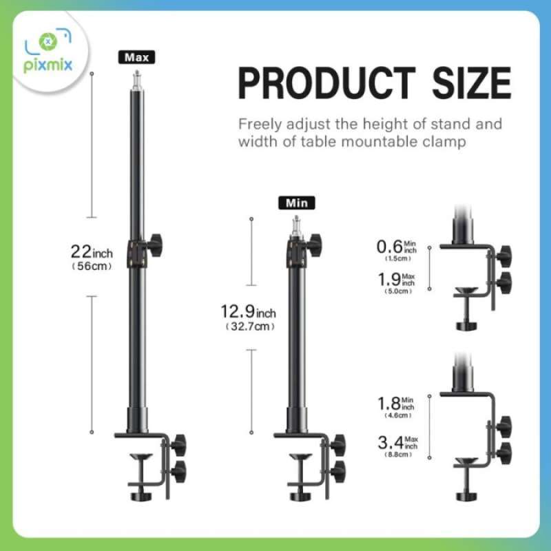 Promo Background Stand Meja | Clamp Stand Paket Dengan Background - B6 ...