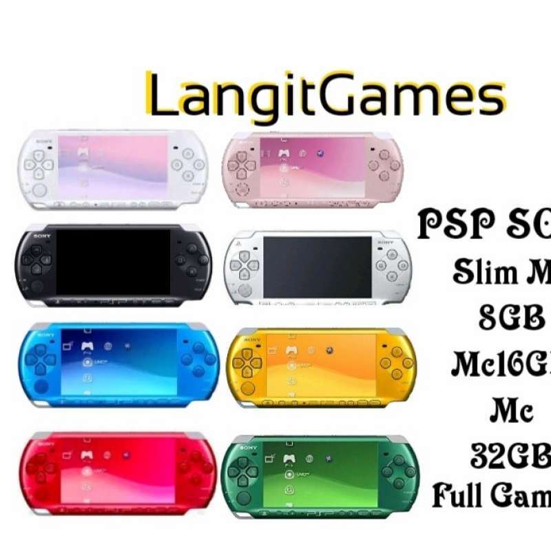 Promo PSP 3000 SONY + MC 16GB/32GB + GAMES Diskon 7% di Seller gamers ...