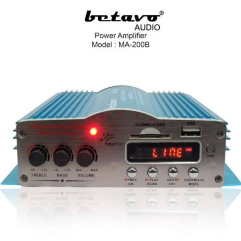 Jual Ampli Mobil Betavo MA 200 USB Power Amplifier di Seller Smartans ...