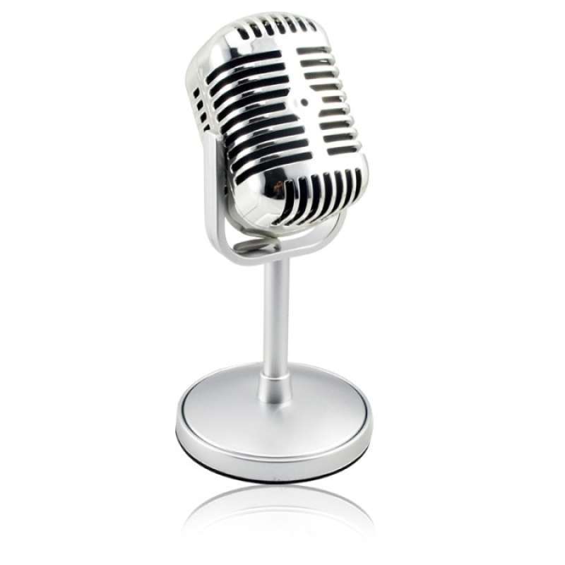 Promo NoBrand Microphone Condenser Classic Pop Sing Mic Mini Smule ...