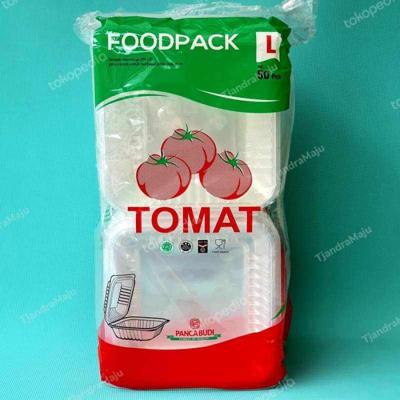 Jual Kotak Makanan/Plastik Mika Makanan/Foodpack/Food Pack L / Large ...