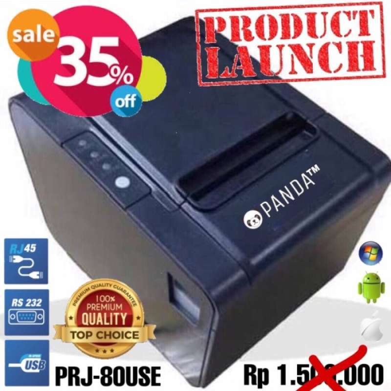 Jual Pos Mini Printer Kasir 80Mm Thermal Panda Prj-80Use (Usb+Serial ...