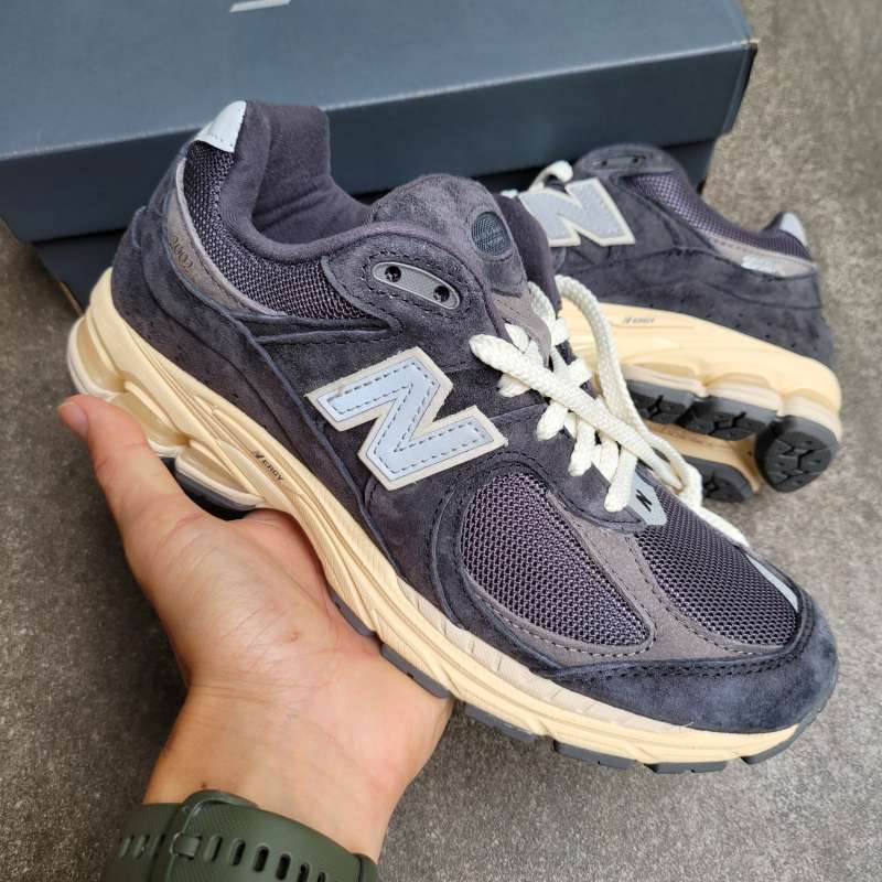 Jual New Balance NB 2002R Black Dark Grey || cream white di Seller ...