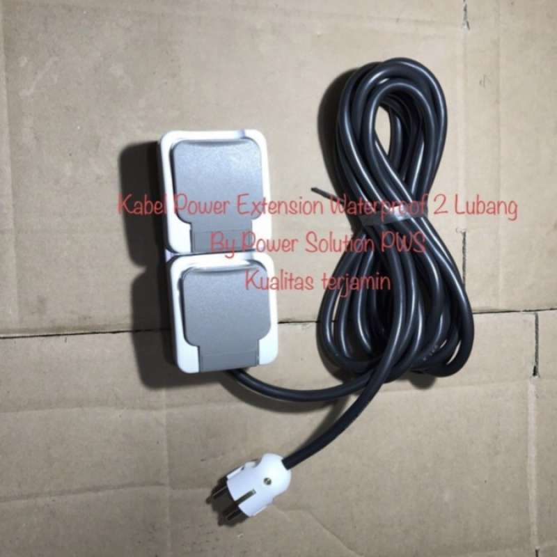 Promo Kabel Listrik Extension Stop Kontak Broco Waterproof 2 Skt 2X1.5Mm 20M Diskon 10% di ...