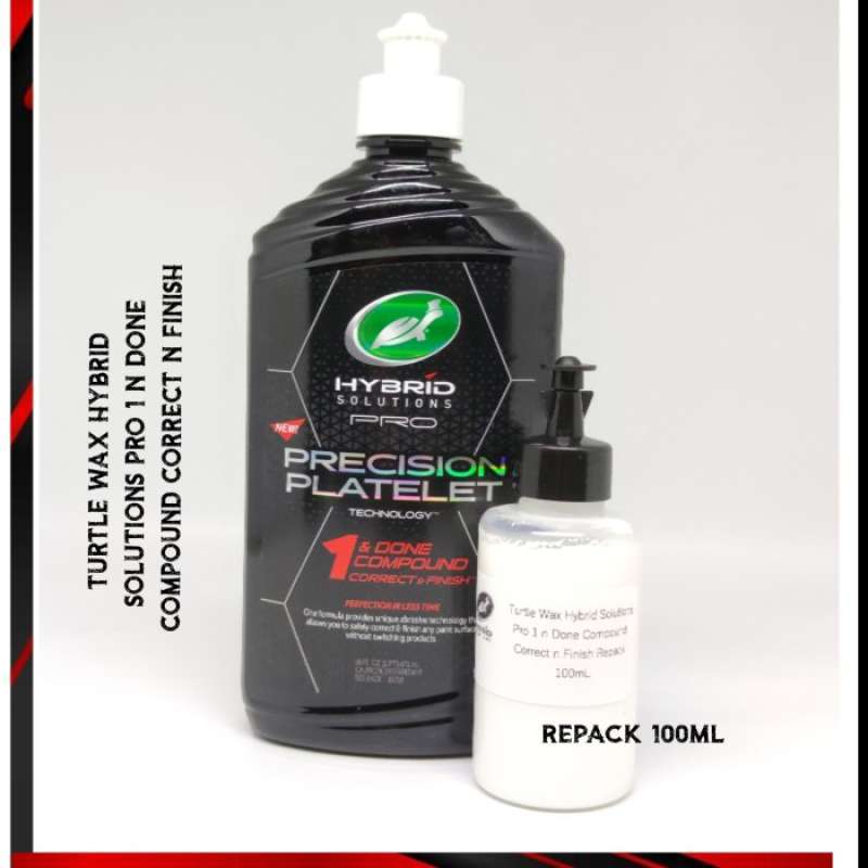 Promo Turtle Wax Hybrid Solutions Pro 1 n Done Compound Repack 100mL di ...