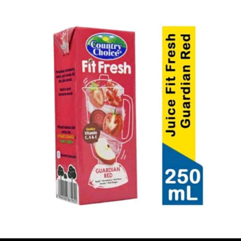 Jual Country Choice Fit Fresh Minuman Guardian Red Kemasan 250ml Isi 6 ...