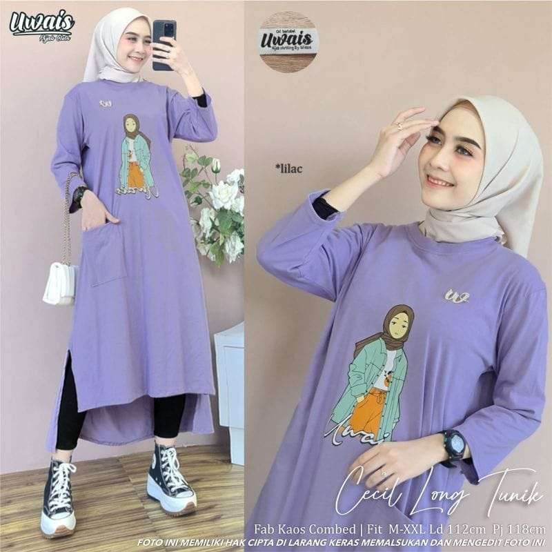 Jual Busana Muslim Wanita Terbaru Yurika Midi Dress Jumbo Korean Style ...