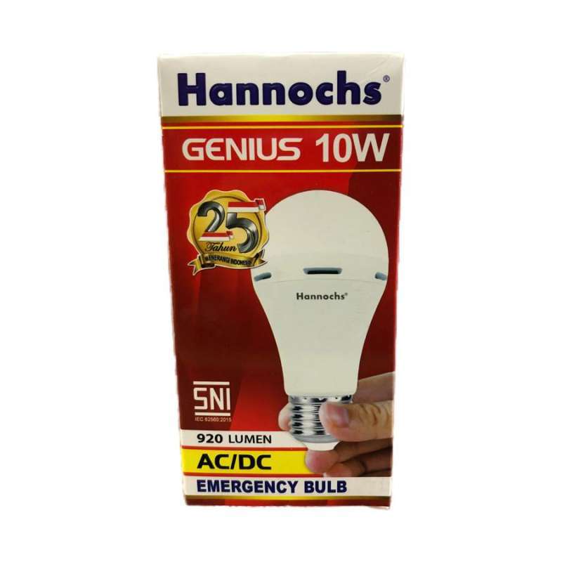 Jual Hannochs genius emergency led bulb AC/DC 10 watt di Seller Public ...