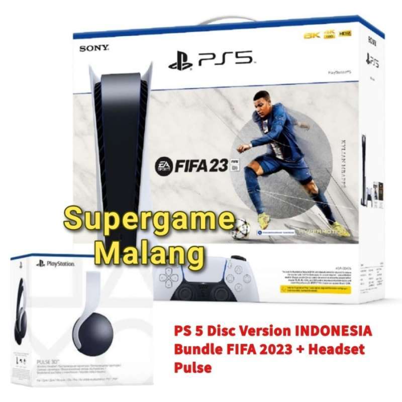 Jual PS5 Disc Version Indonesia Bundle Fifa 23 PS 5 Digital Console ...
