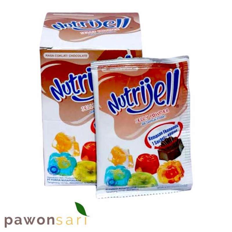 Jual nutrijel jelly powder coklat 1box (12pcs) di Seller Pawon sari ...