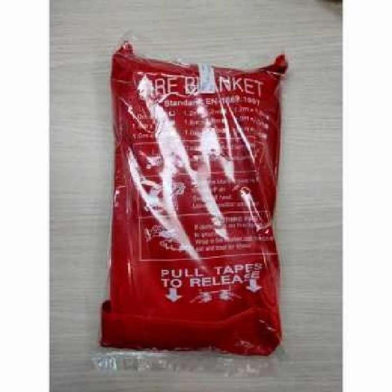 Jual KKMOON Kain Pemadam Api Fiberglass Fire Blanket Flame Shelter ...