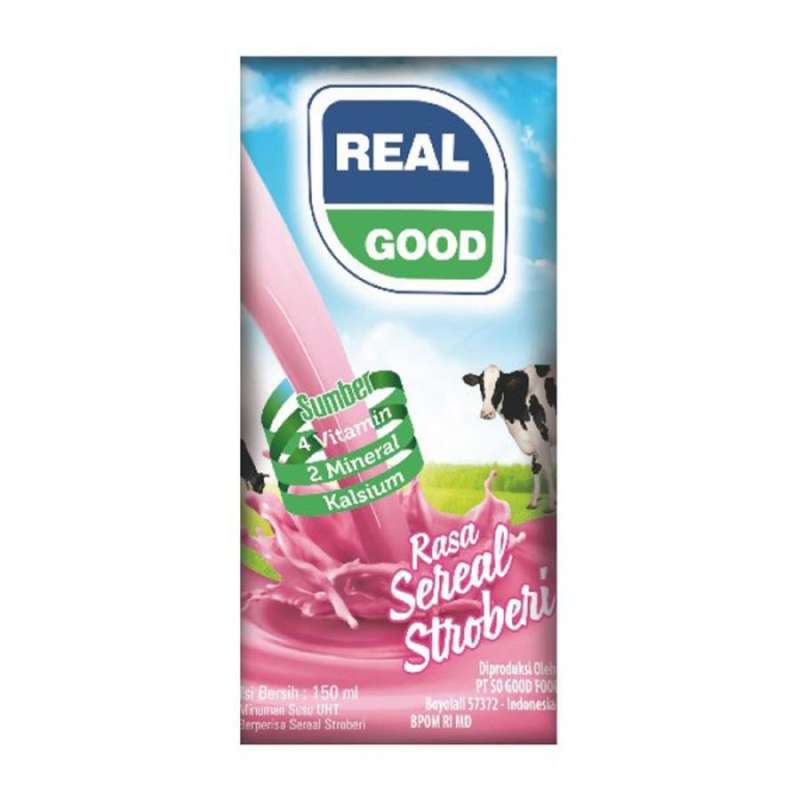 Jual Susu UHT Real Good Bantal 150ml Paket isi 5pcs di Seller BLUE A ...