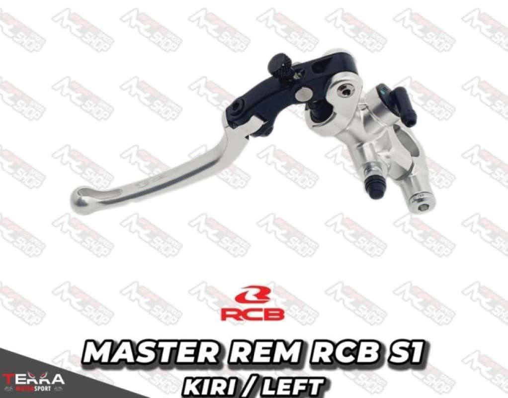 Jual Master rem kiri RCB radial S1 14mm + switch rem - Silver Universal ...
