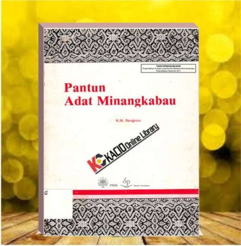 Jual Pantun Adat Minangkabau. N.M. Rangkoto. DP&K. Jakarta. 1982. di ...