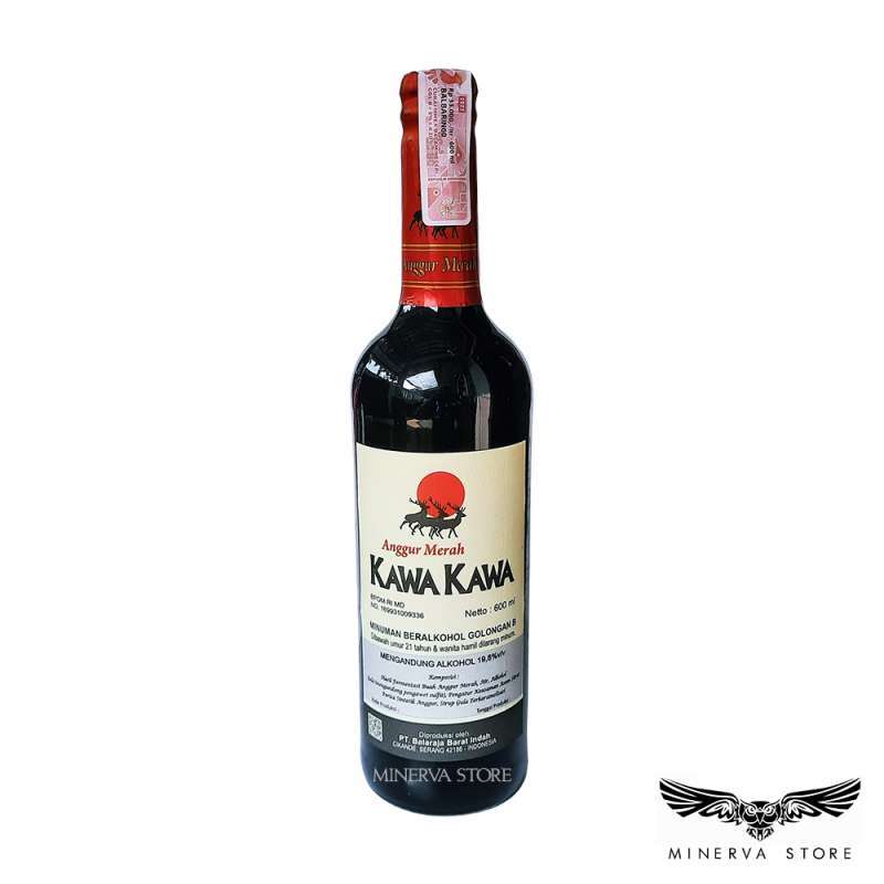 Promo Kawa Kawa Anggur Merah 600 Ml Diskon 21% Di Seller Minerva Store ...