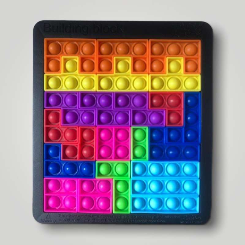 Promo POP IT TETRIS PUZZLE / popit mainan anak tiktok baru viral Diskon ...