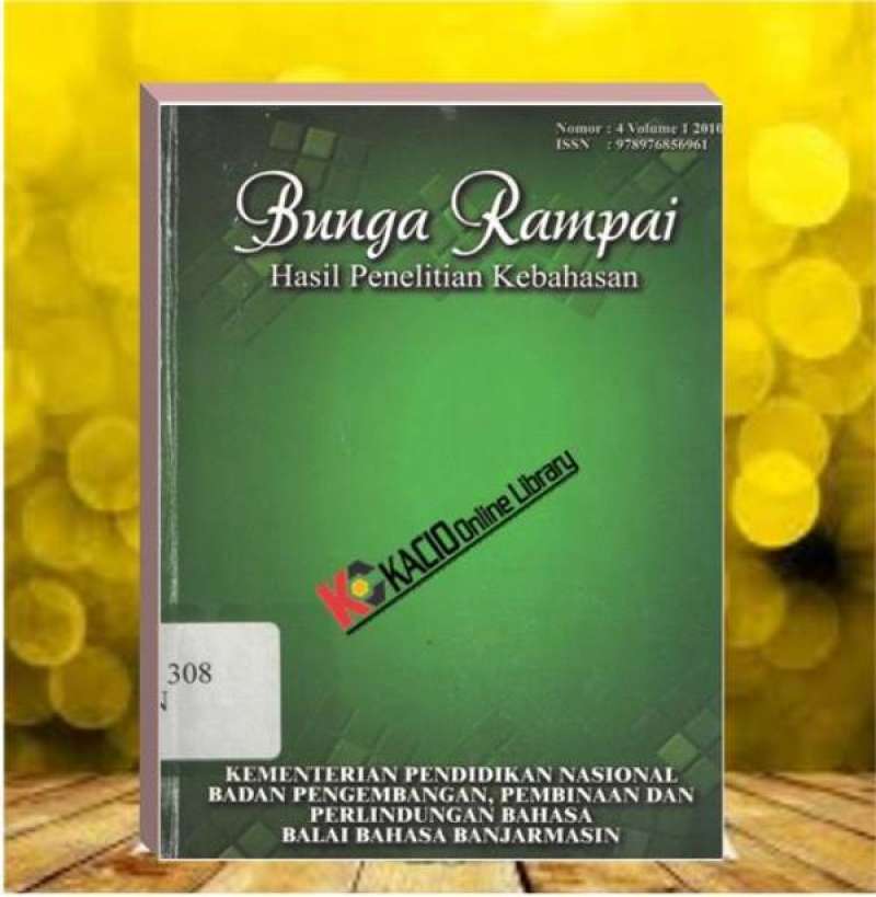 Jual Bunga Rampai Hasil Penelitian Kebahasaan. Jahdiah, Dkk. Balai ...