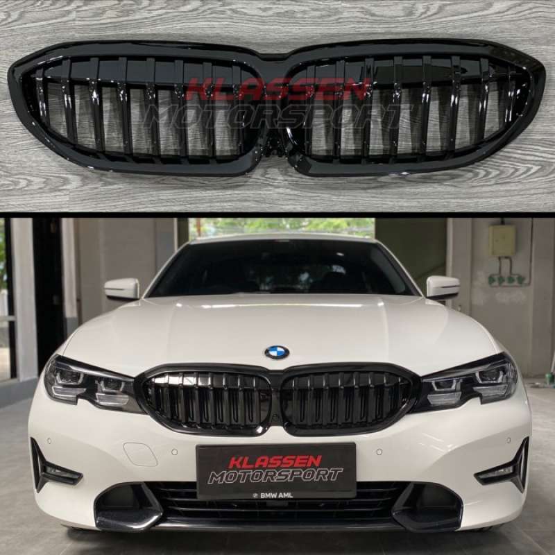 Promo Grill BMW G20 M Performance Single Slat Gloss Black Grille 320i ...