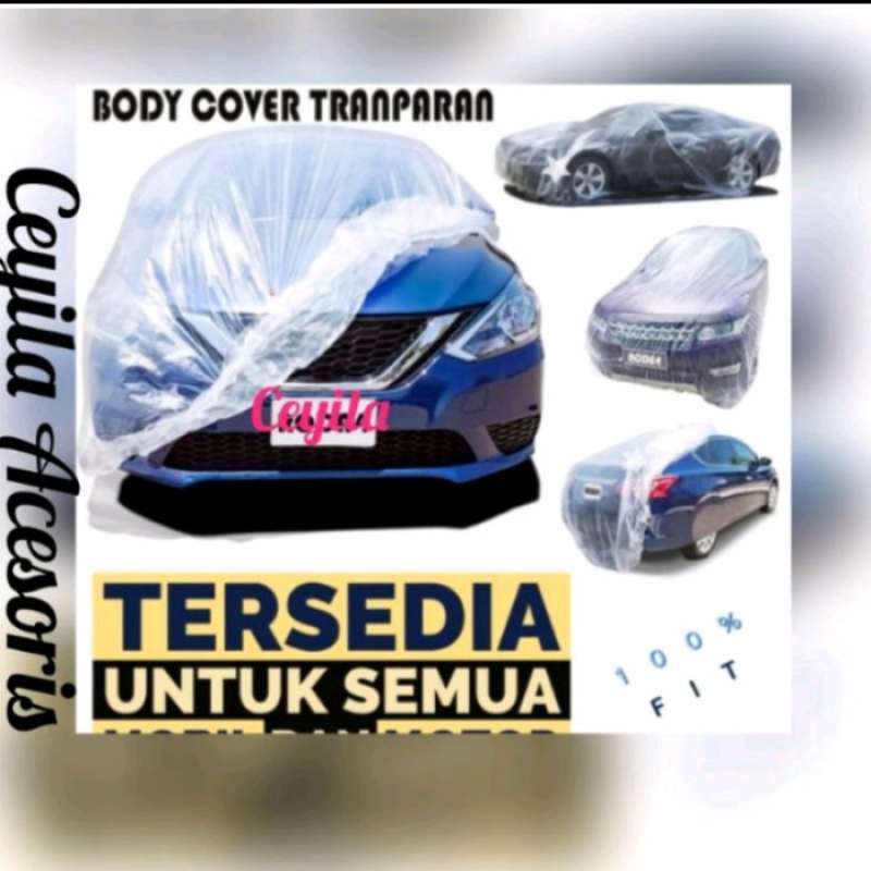 Jual Body cover Plastik Tebal transparan Mobil Outlander sport di ...