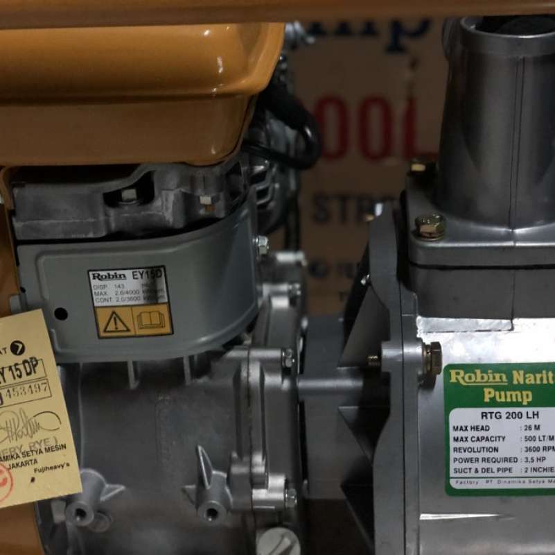 Promo Mesin Alkon Robin Rtg 200 Lh 2 Inch Pompa Air Irigasi Bensin ...