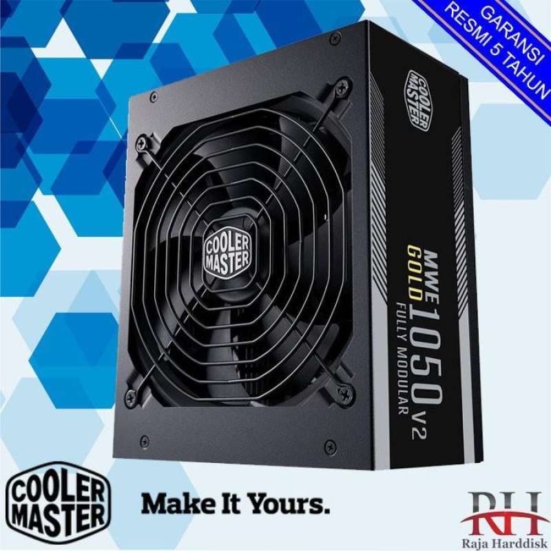 Jual Cooler Master Power Supply Mwe Gold V2 1050w Fully Modular Di ...