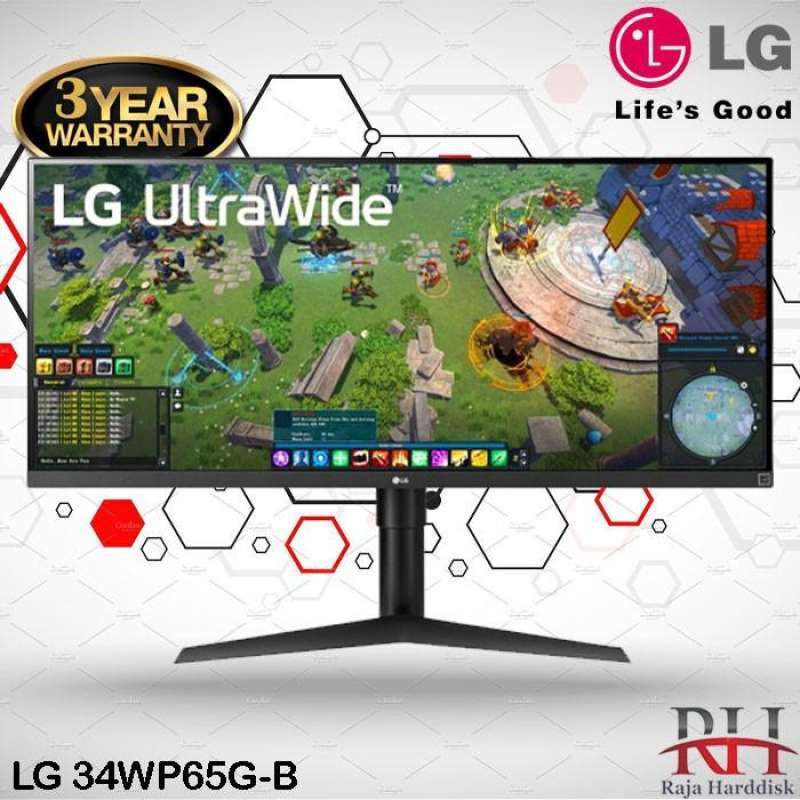 Jual Monitor LED LG 34WP65G / 34WP65G-B IPS Full HD UltraWide with USB ...
