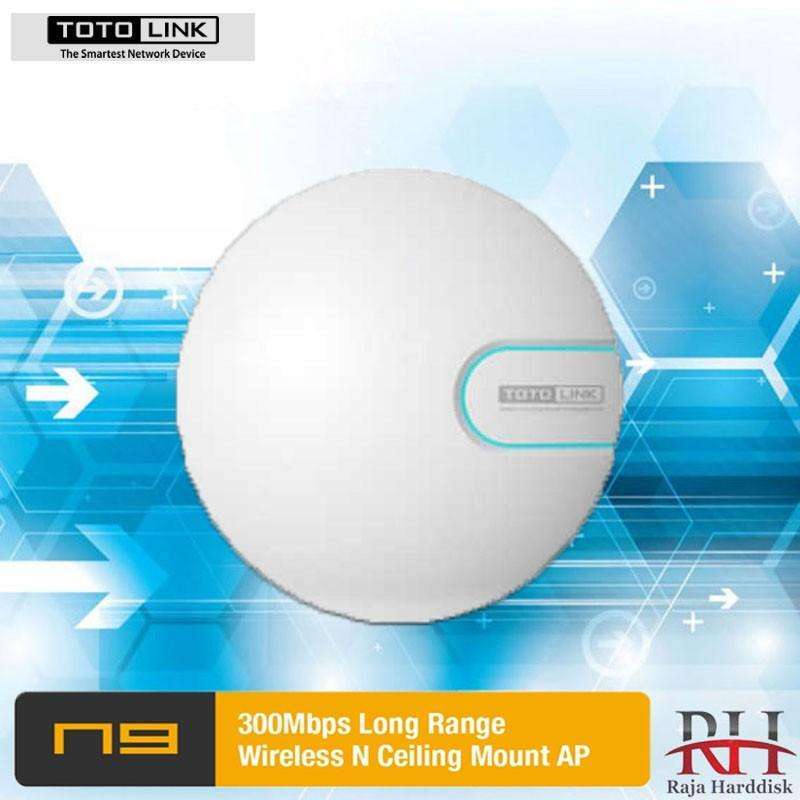 Jual Totolink N9 Ceiling Mount AP Long Range Wireless N 300Mbps di Seller Raja Harddisk - Mangga ...