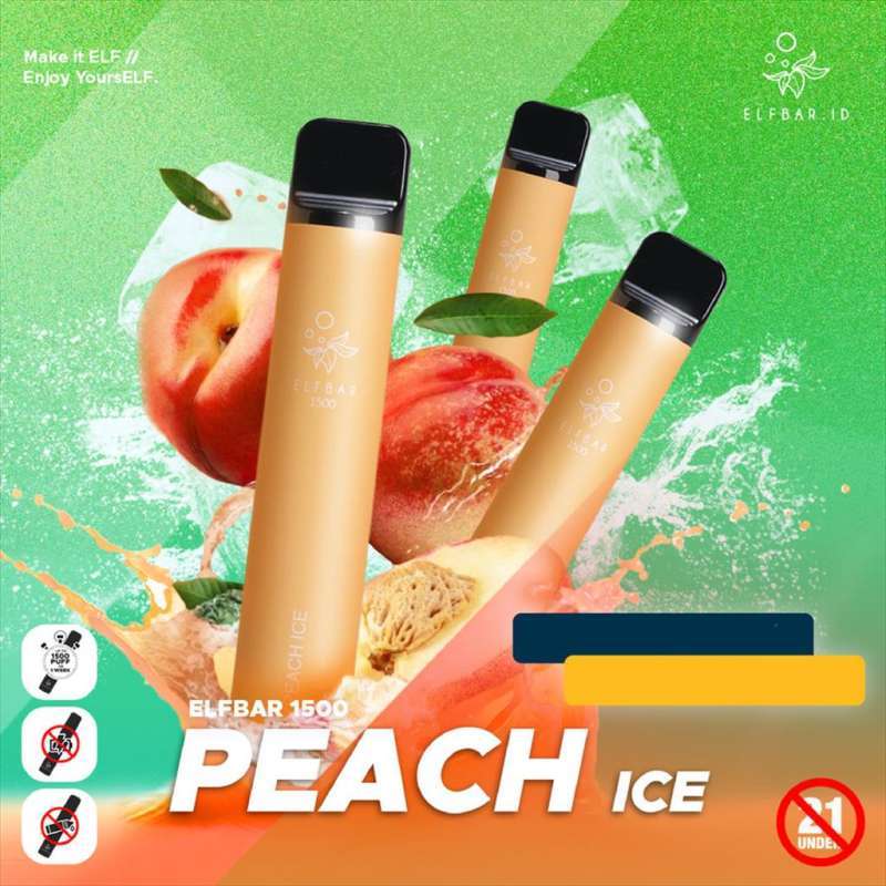 Jual Elf Bar 1500 Peach Ice Disposable Pod by Elfbar di Seller NNVape ...