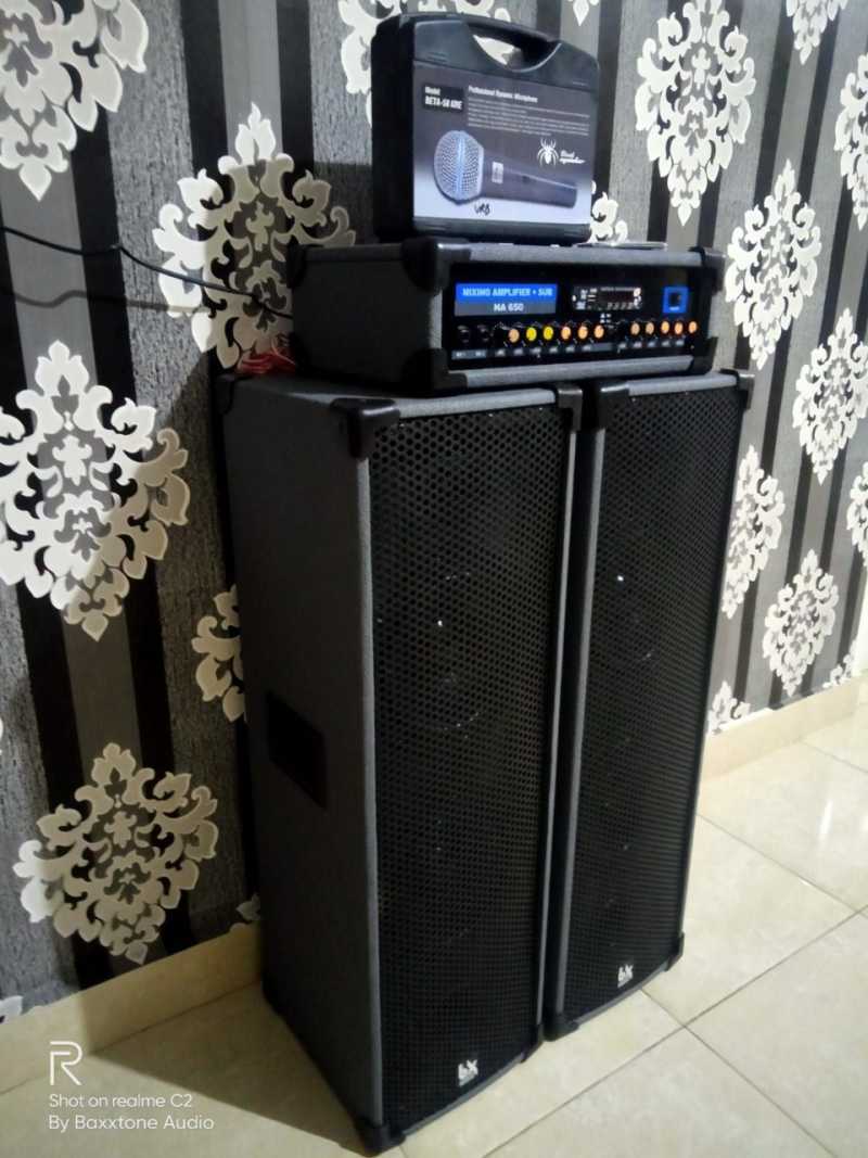 Jual Speaker pasif double woofer 8 inci + ampli di Seller Bx Audio ...