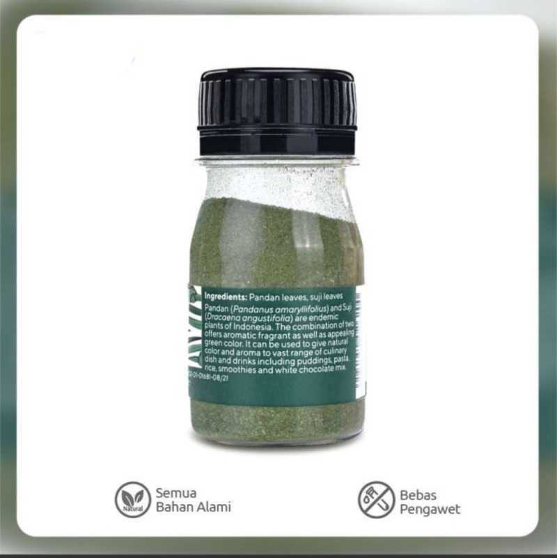 Jual Javara - Bubuk Daun Pandan & Suji (pandan & Suji Leaves Powder ...