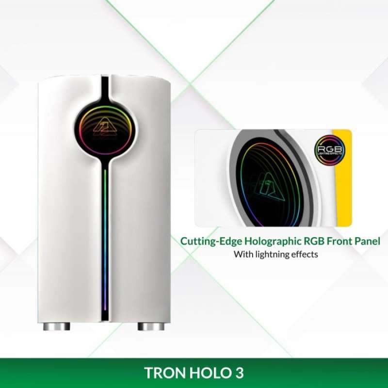 Promo Armaggeddon Tron Holo 3 Rgb Holographic Micro Atx Gaming Pc Case ...