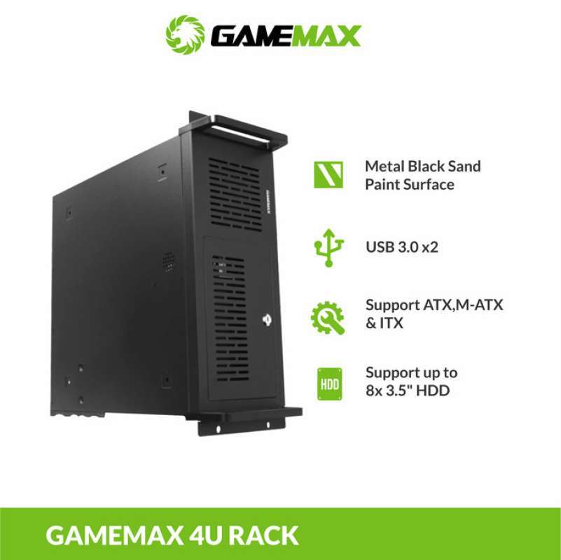 Promo Gamemax 4U Rackmount Server 4U Industrial Pc Case Diskon 11% di ...