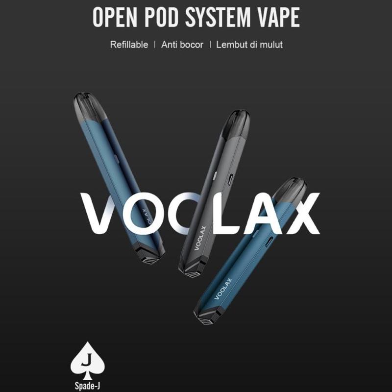 Jual Voolax Spade J-kit Open Pod System Refillable Vape With Cotton ...