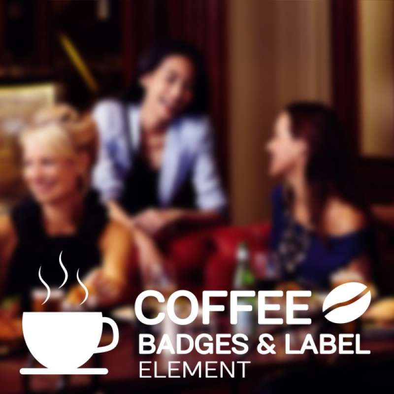 Promo Stiker Coffee Badges Custom Dinding Kaca Tembok Cafe Wall Sticker ...