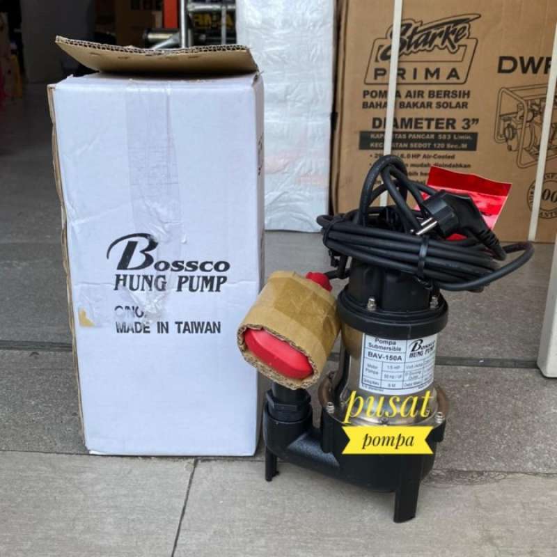 Promo Pompa Celup Bossco Bav-150A Auto Pompa Celup Air Kotor Bossco Bav ...