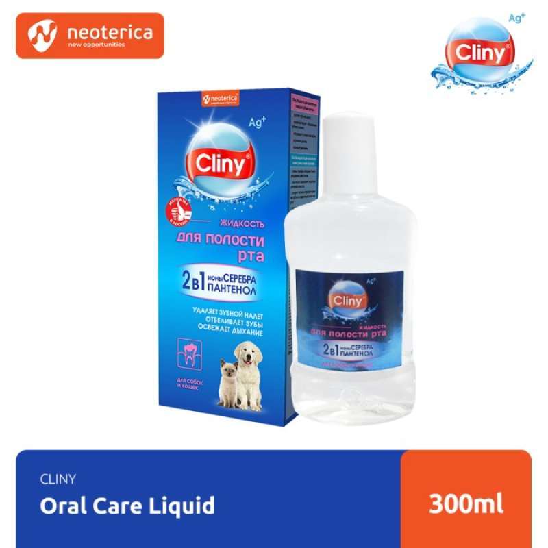 Jual Cliny Oral Care Liquid For Cats & Dogs 300ml Di Seller Enigma ...