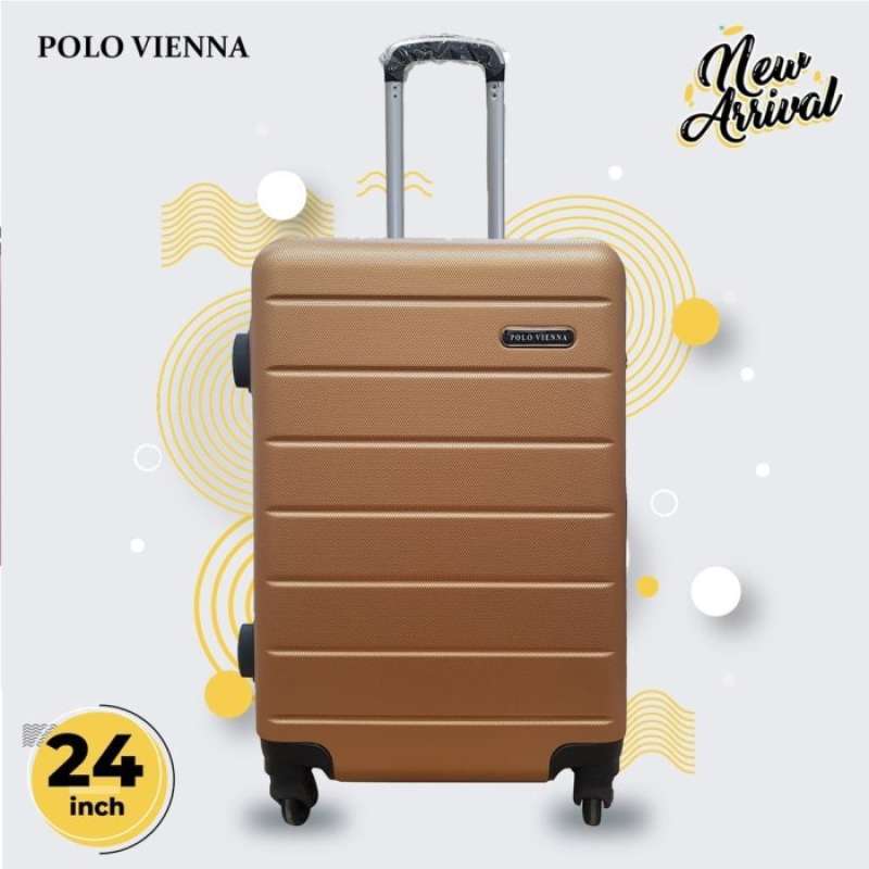 Promo Koper Polo Vienna 24 Inch Luggage Bagasi Gold di Seller Lunafreya ...