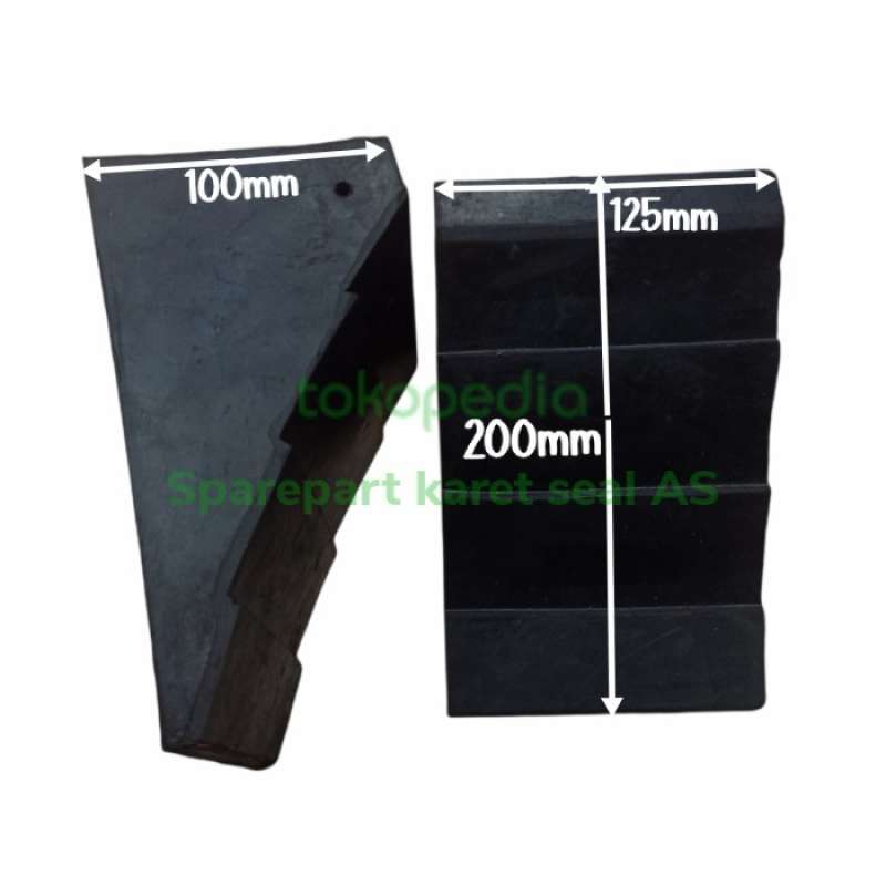 Jual Karet Ganjal Ban Mobil / Truk Rubber Wheel Chock full Karet di ...