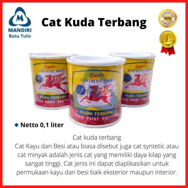 Jual Cat Kuda Terbang Kecil 0.1 / Cat Besi / Cat Kayu / Cat Minyak ...