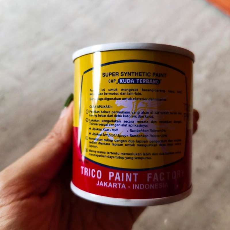 Jual Cat Kuda Terbang Kecil 0.1 / Cat Besi / Cat Kayu / Cat Minyak ...