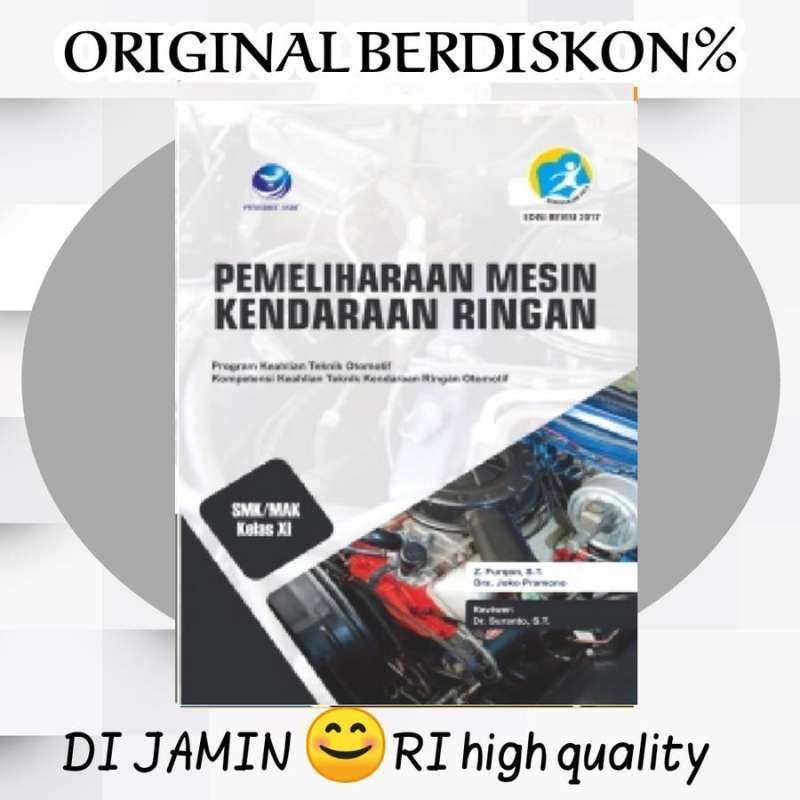 Jual buku pemeliharaan mesin kendaraan ringan kelas 11 smk di Seller ...