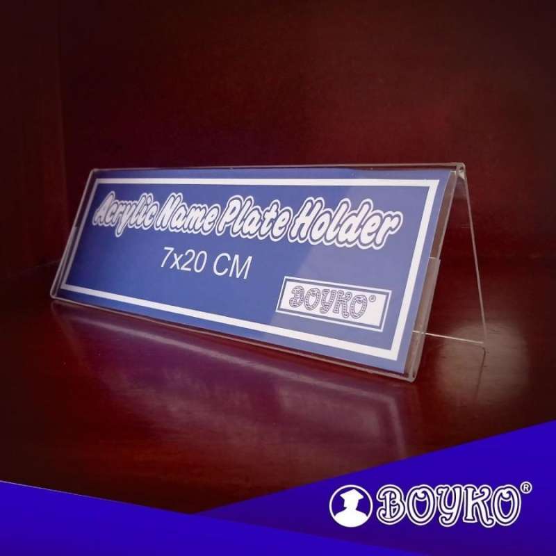 Jual Papan Nama / Name Plate 7 X 20 Cm Boyko Di Seller Aneka Stationery ...