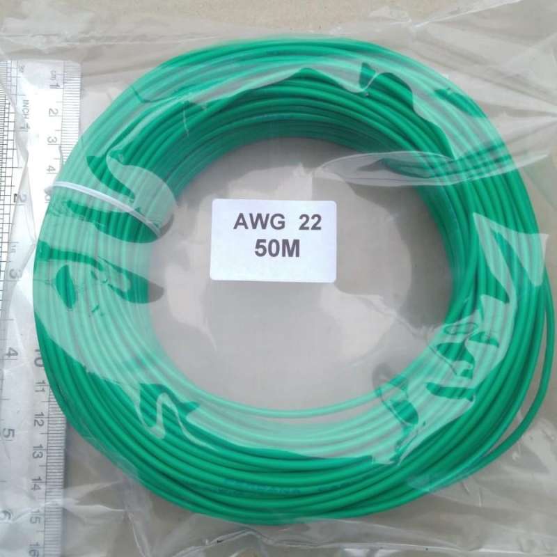 Jual Awg 22 Kabel Serabut Asli Tembaga Warna Hijau 50m Di Seller Bintang Semesta - Kebalen, Kab ...